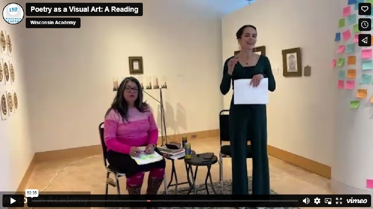 Poetry as a Visual Art: A Reading | wisconsinacademy.org